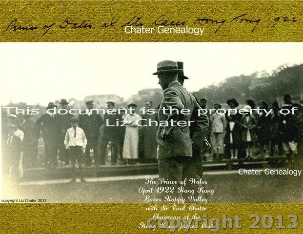 Sir Paul Chater – Brief Summary of Life – Sir Catchick Paul Chater